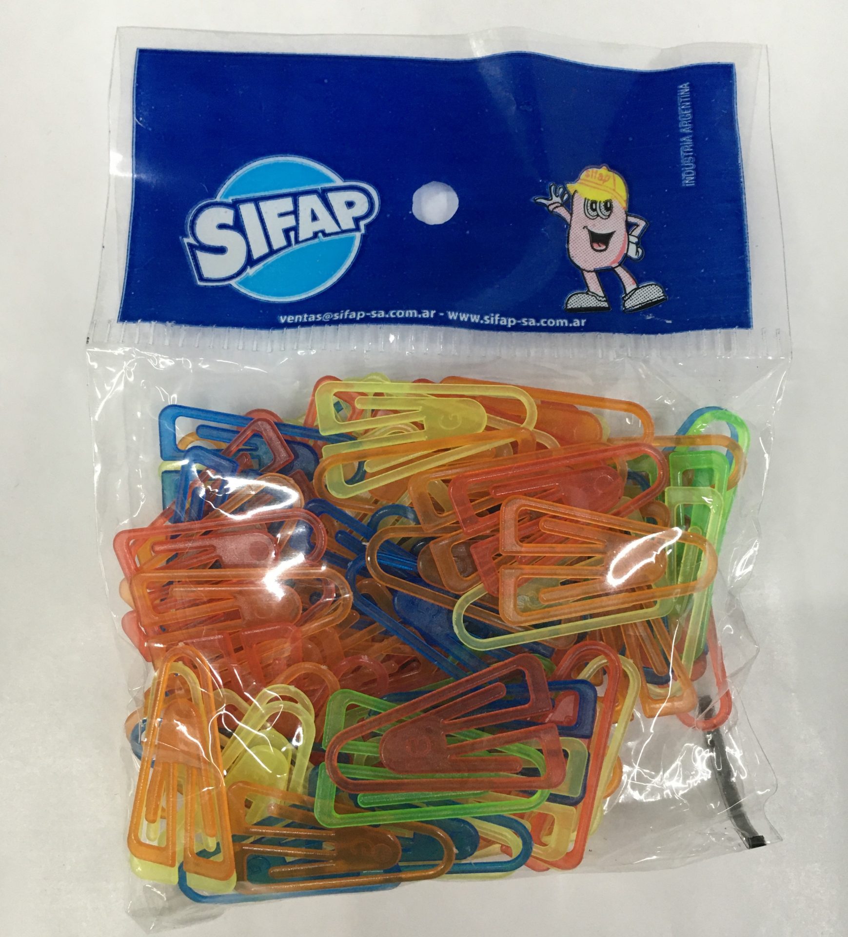 CLIPS TRIANGULARES PLASTICOS x 100 u. - Papelera Delonce